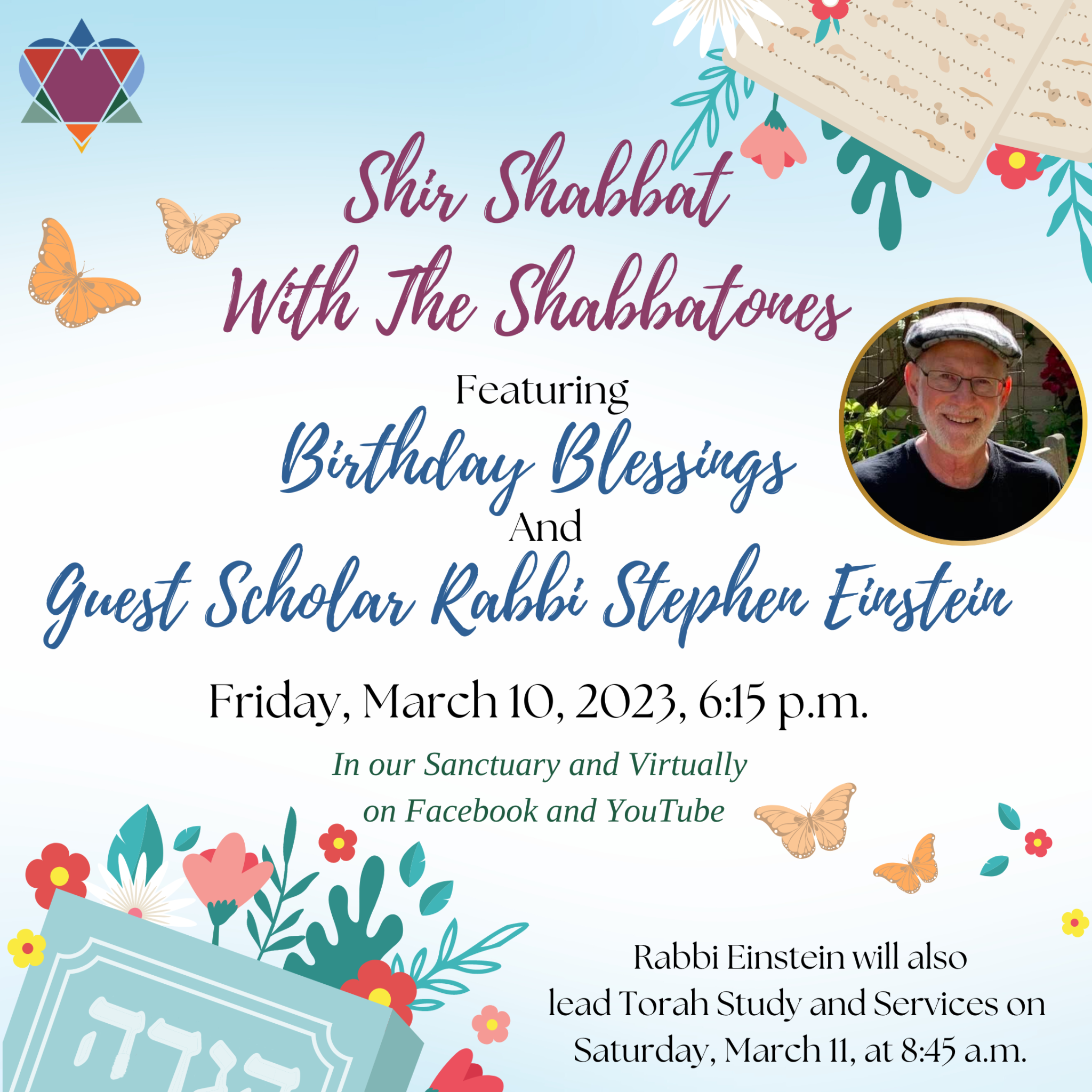SHIR SHABBAT WITH THE SHABBATONES FEATURING BIRTHDAY BLESSINGS AND ...