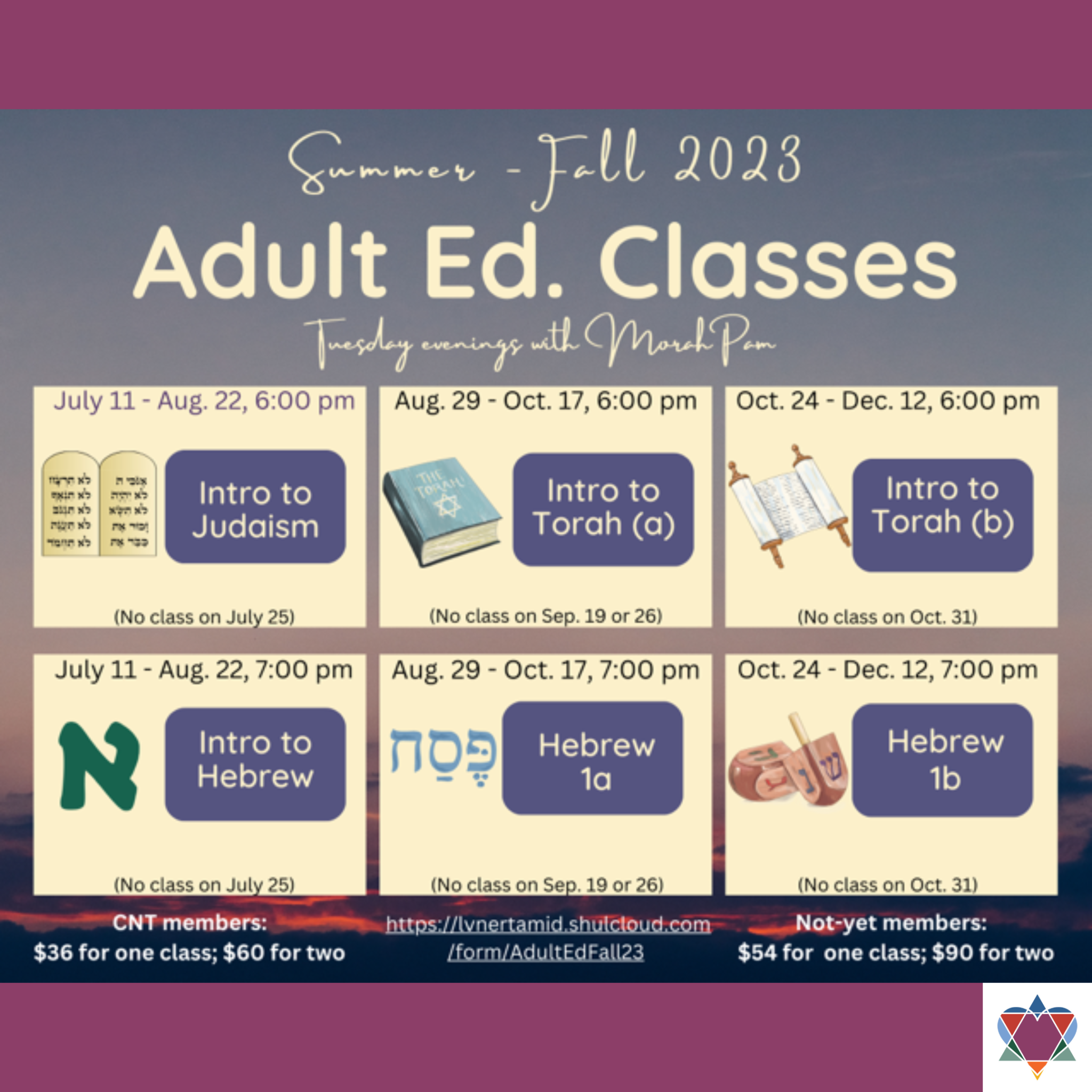 Adult Jewish Learning | Congregation Ner TamidCongregation Ner Tamid