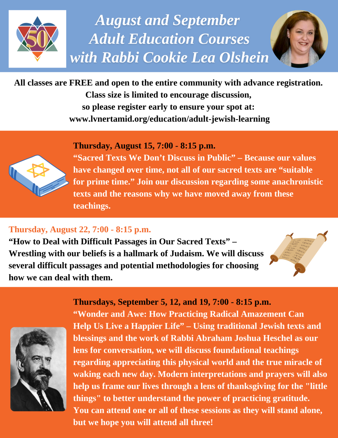 Adult Jewish Learning | Congregation Ner TamidCongregation Ner Tamid