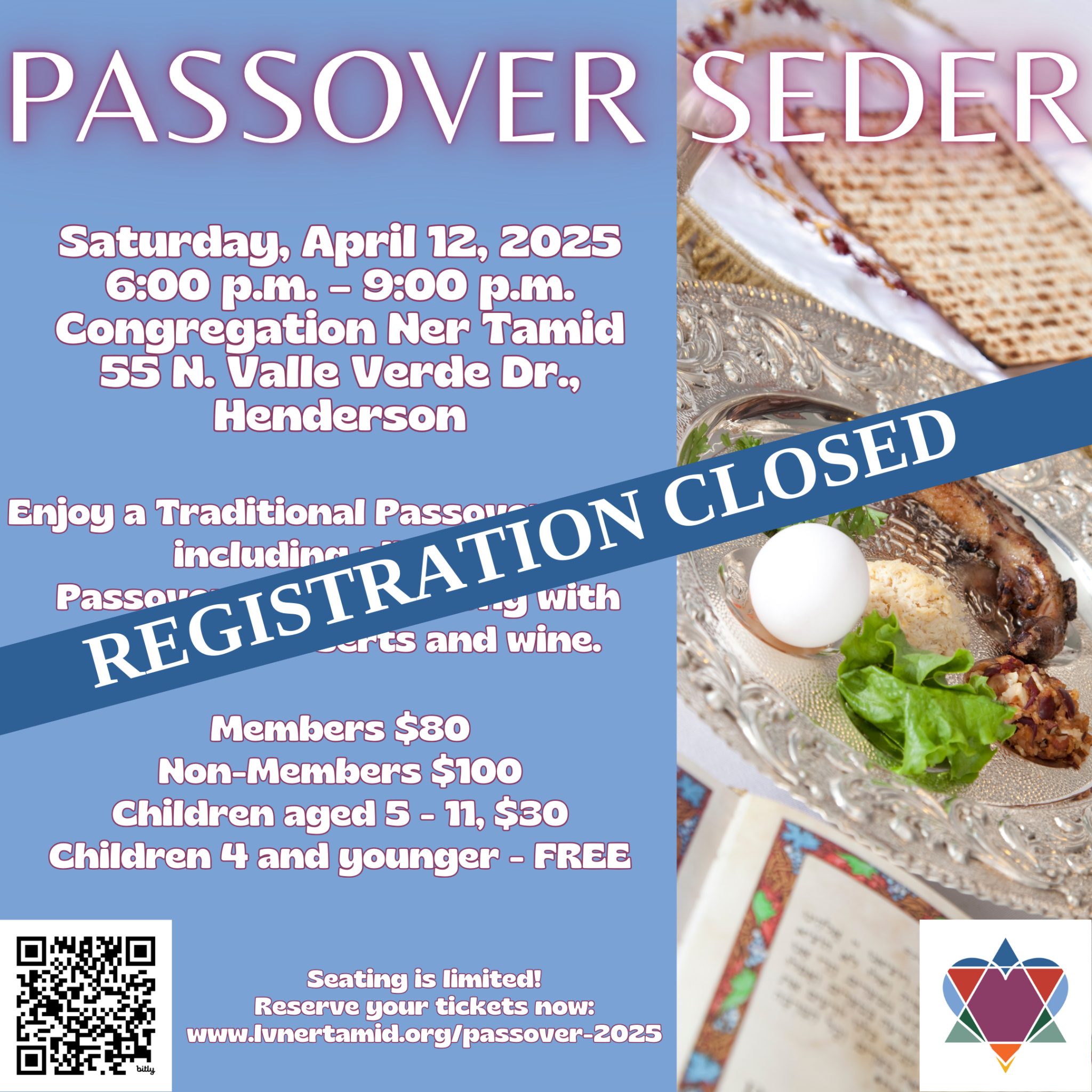 Passover Seder 2025 | Congregation Ner Tamid - Reform Temple in Las ...